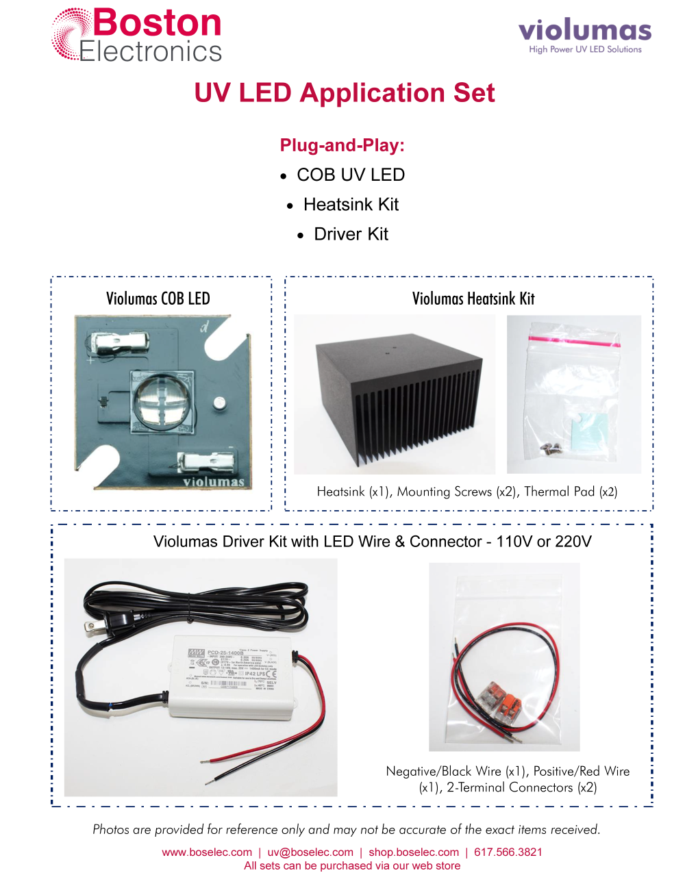 UV LEDs - SMD and COB - Boston Electronics